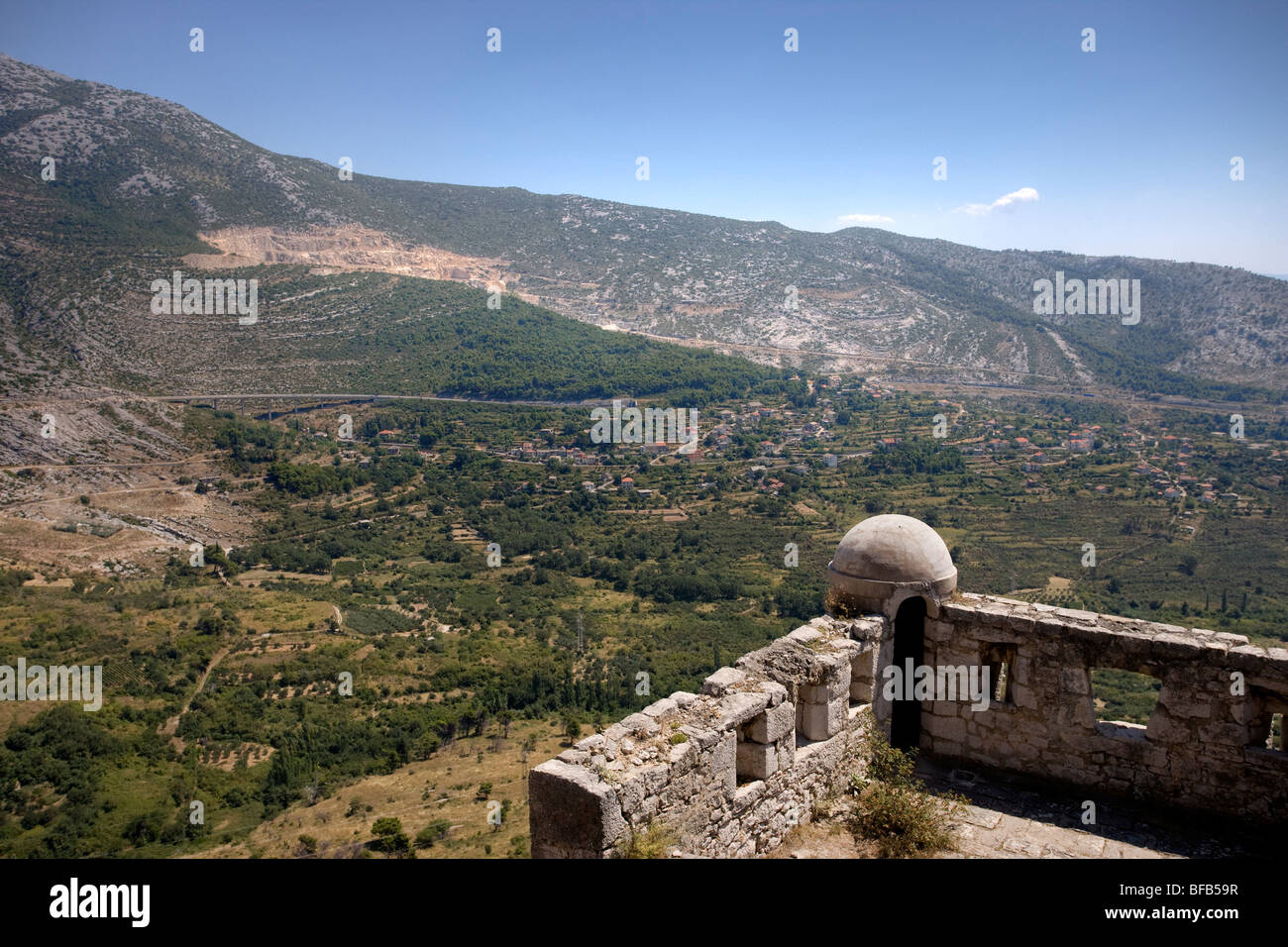 Klis Fortress, 9km from Split, Central Dalmatia, Croatia Stock Photo ...