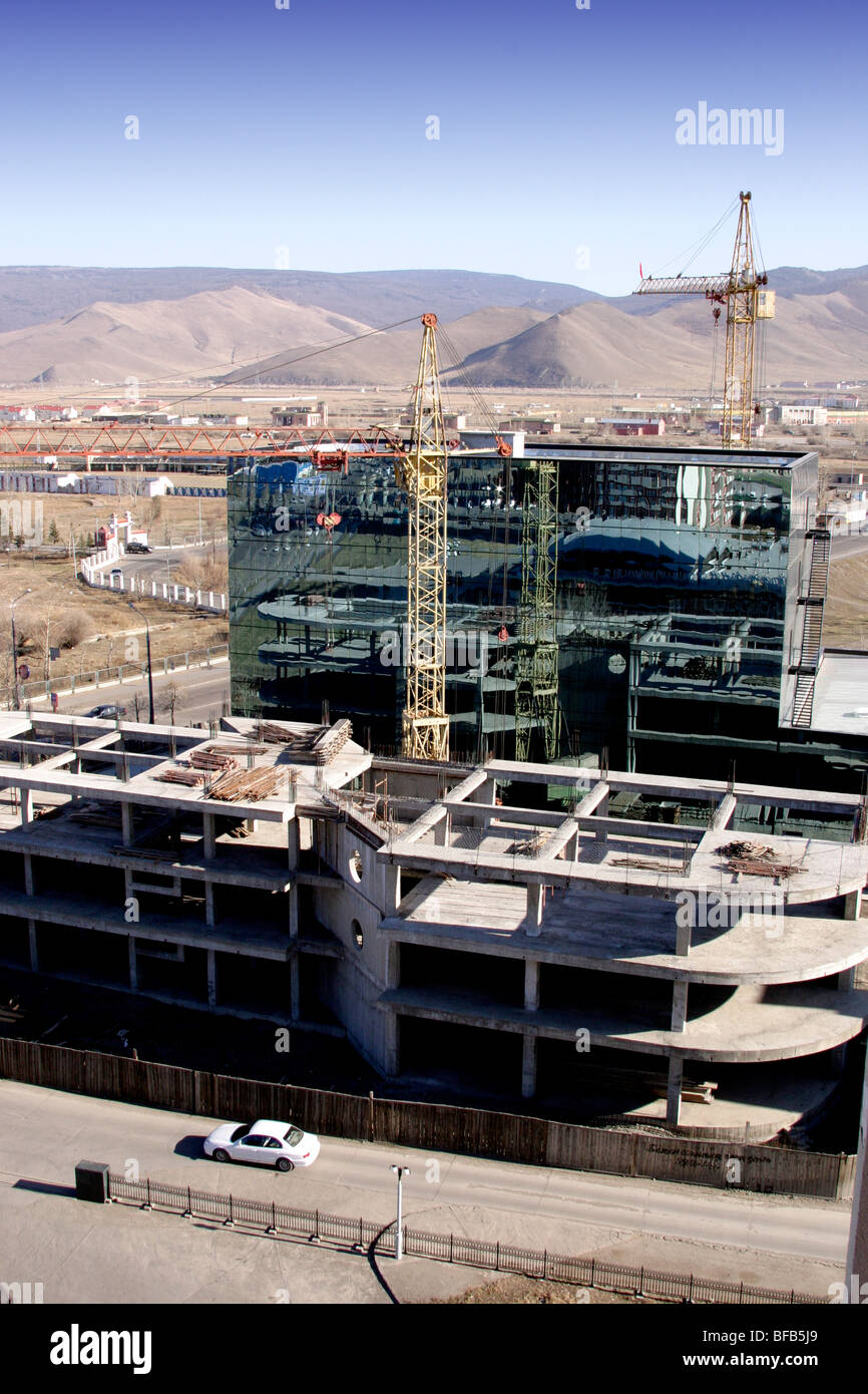 New building, ulaanbaatar, Mongolia Stock Photo - Alamy