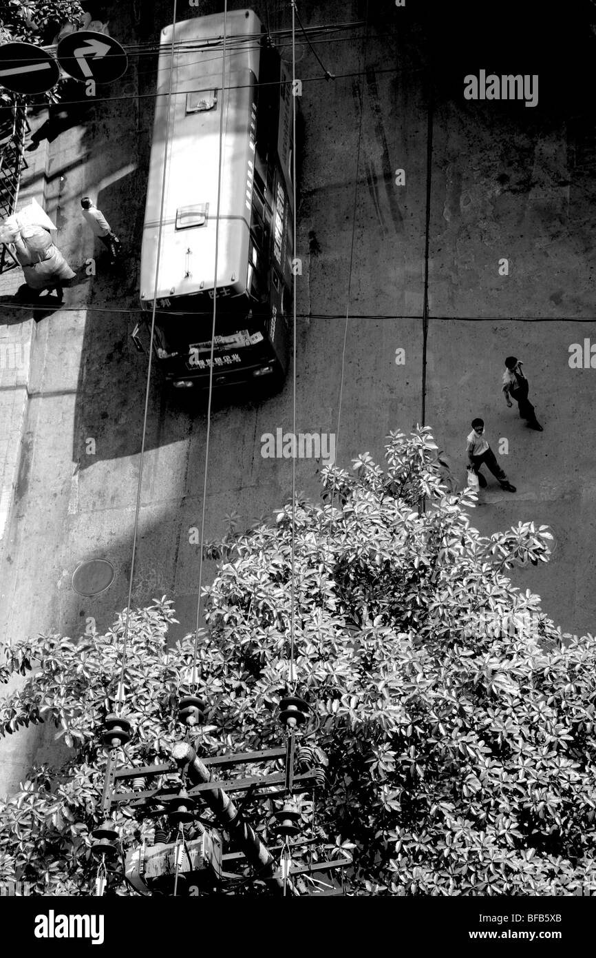 China chongqing bus hi-res stock photography and images - Alamy