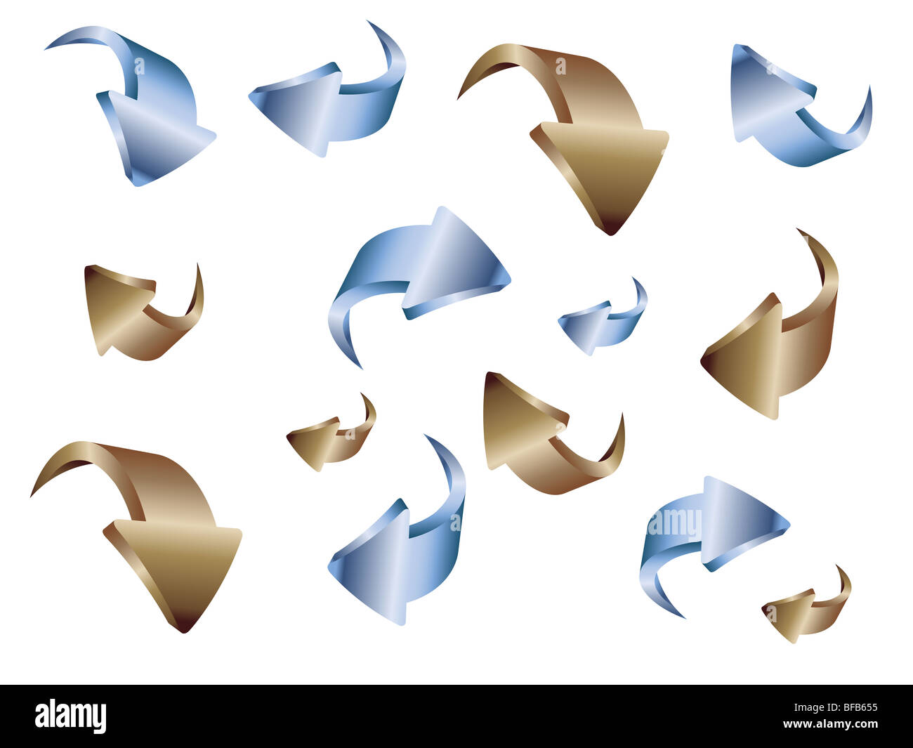 Pfeil illustration Cut Out Stock Images & Pictures - Alamy