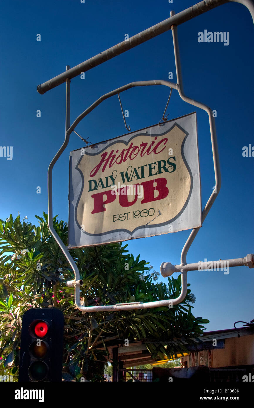 Daly Waters Pub sign, Northern Territory Stock Photo - Alamy