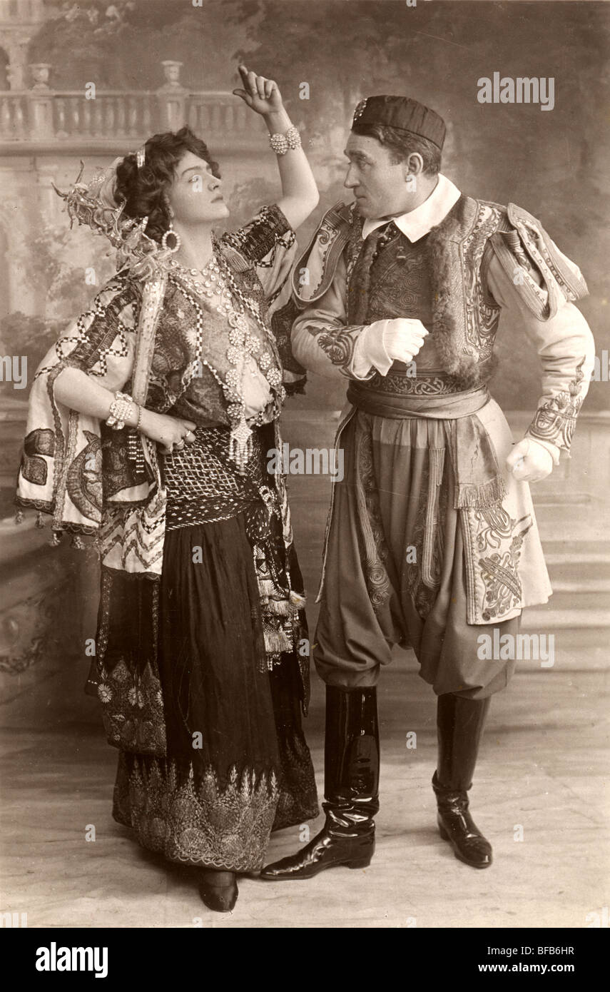 Lily Elsie & Joseph Coyne in The Merry Widow Stock Photo - Alamy