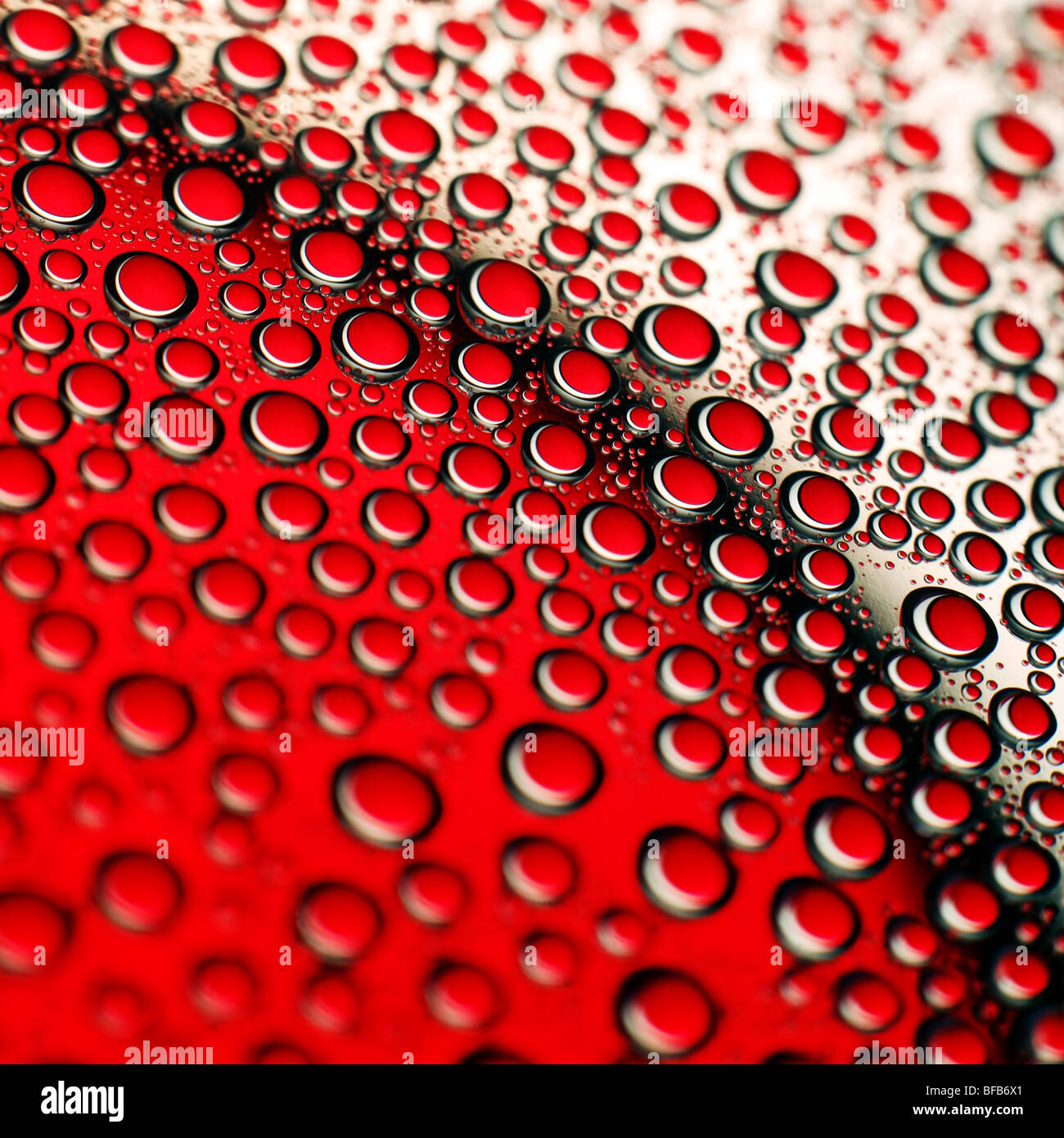 Water red bubble background surface macro view Stock Photo - Alamy