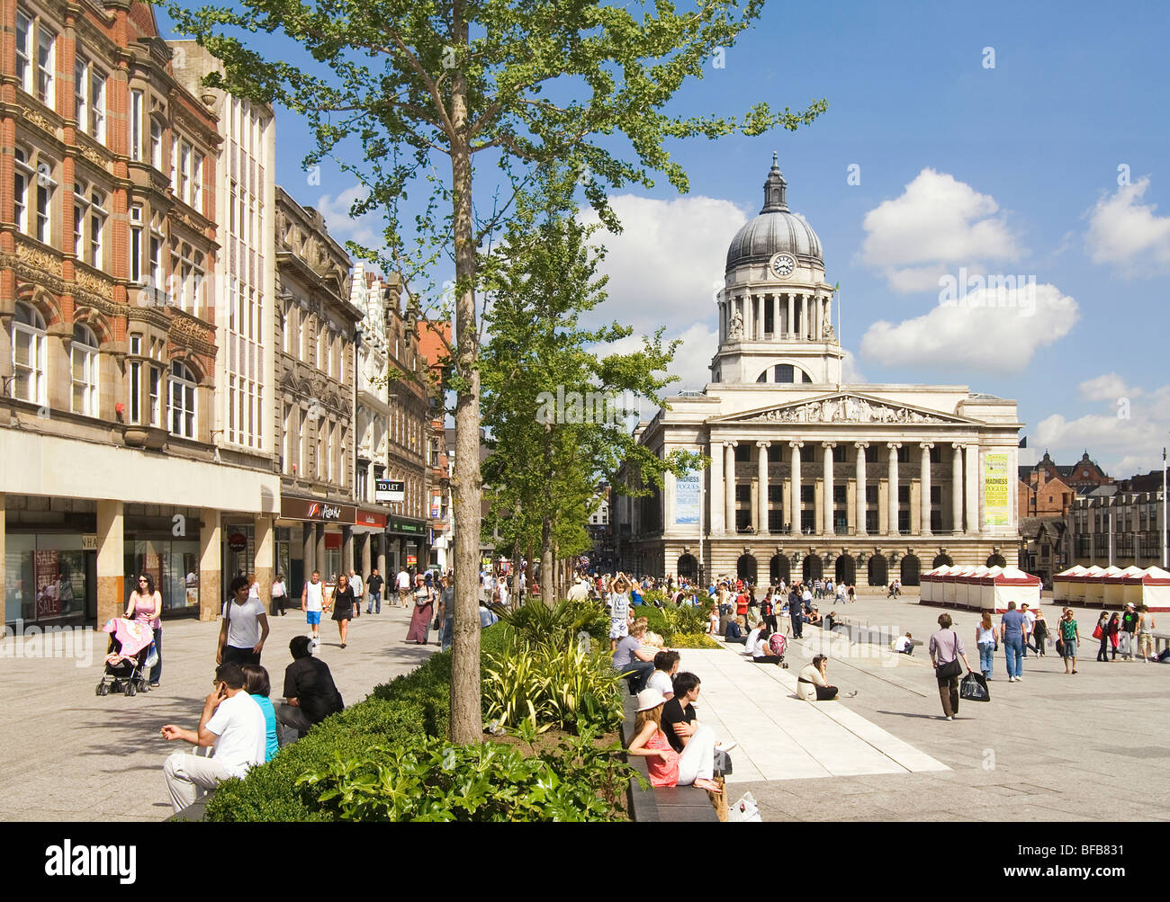 Nottingham city centre uk hi-res stock photography and images - Alamy