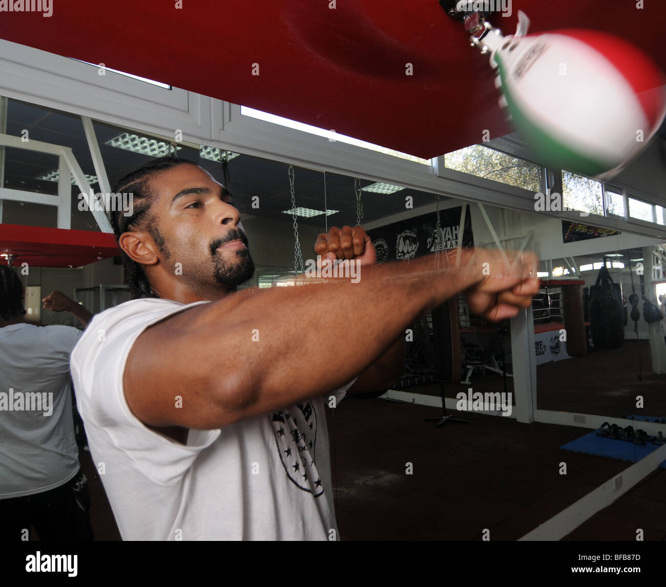 WBA World Champion David Haye training in Northern Cyprus Stock Photo ...