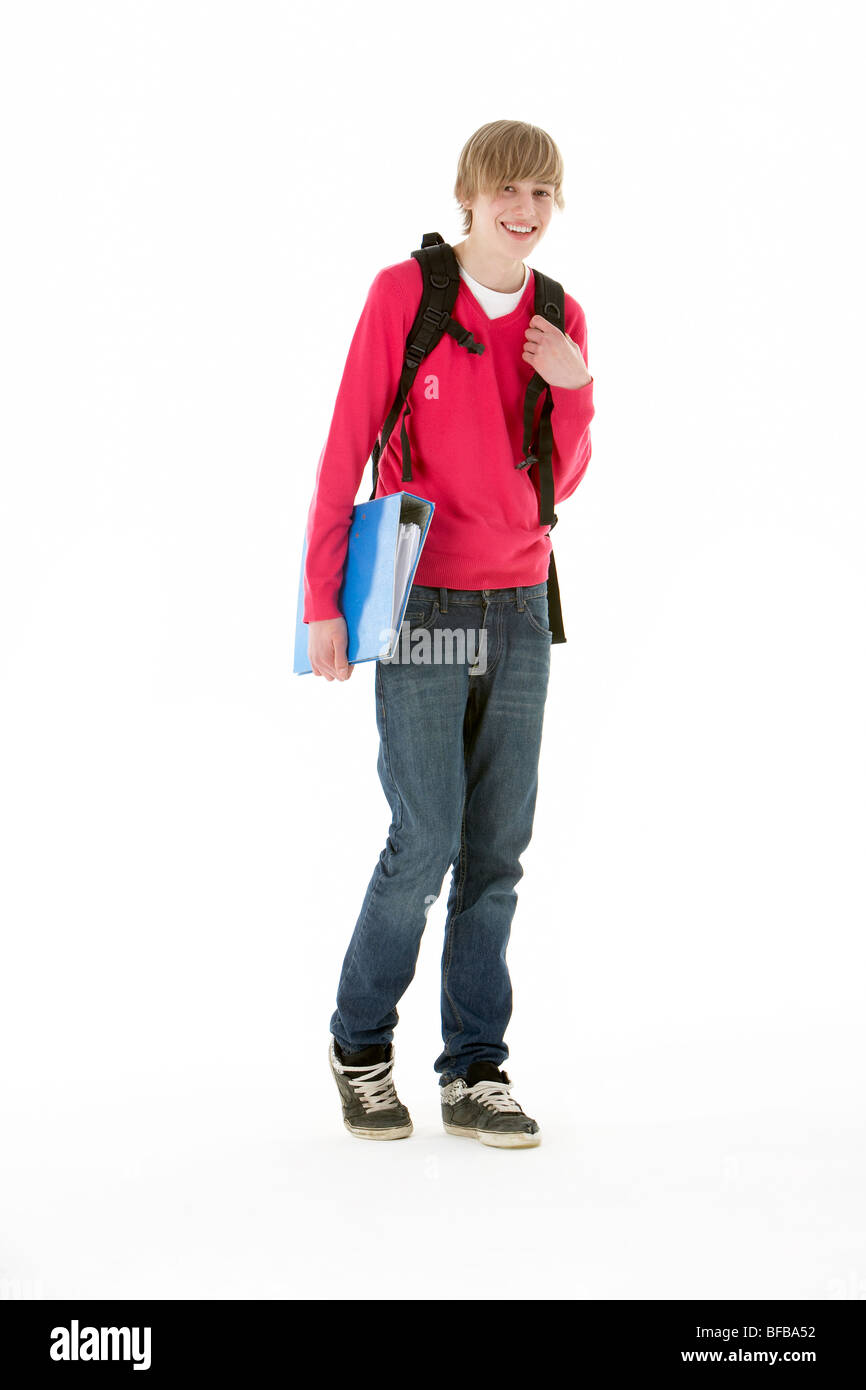 Middle School Boy Standing