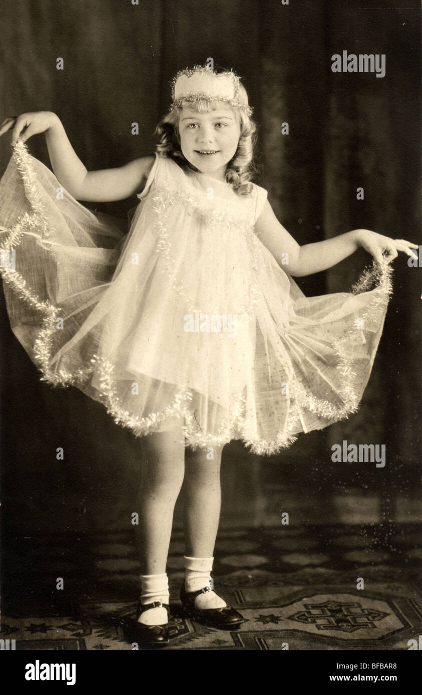 Pretty Little Girl Displaying Princess Outfit Stock Photo - Alamy