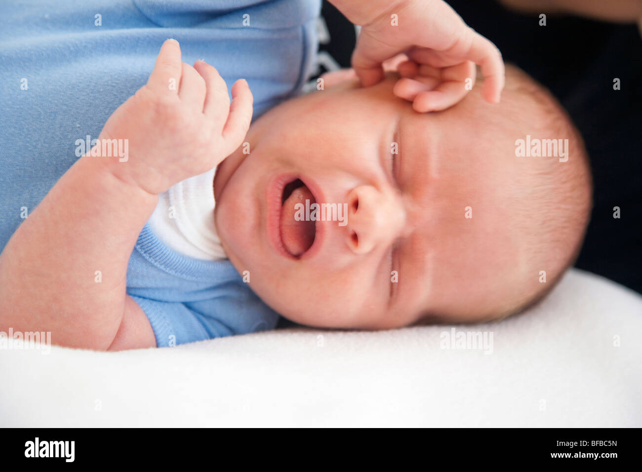 Newborn baby boy Stock Photo - Alamy