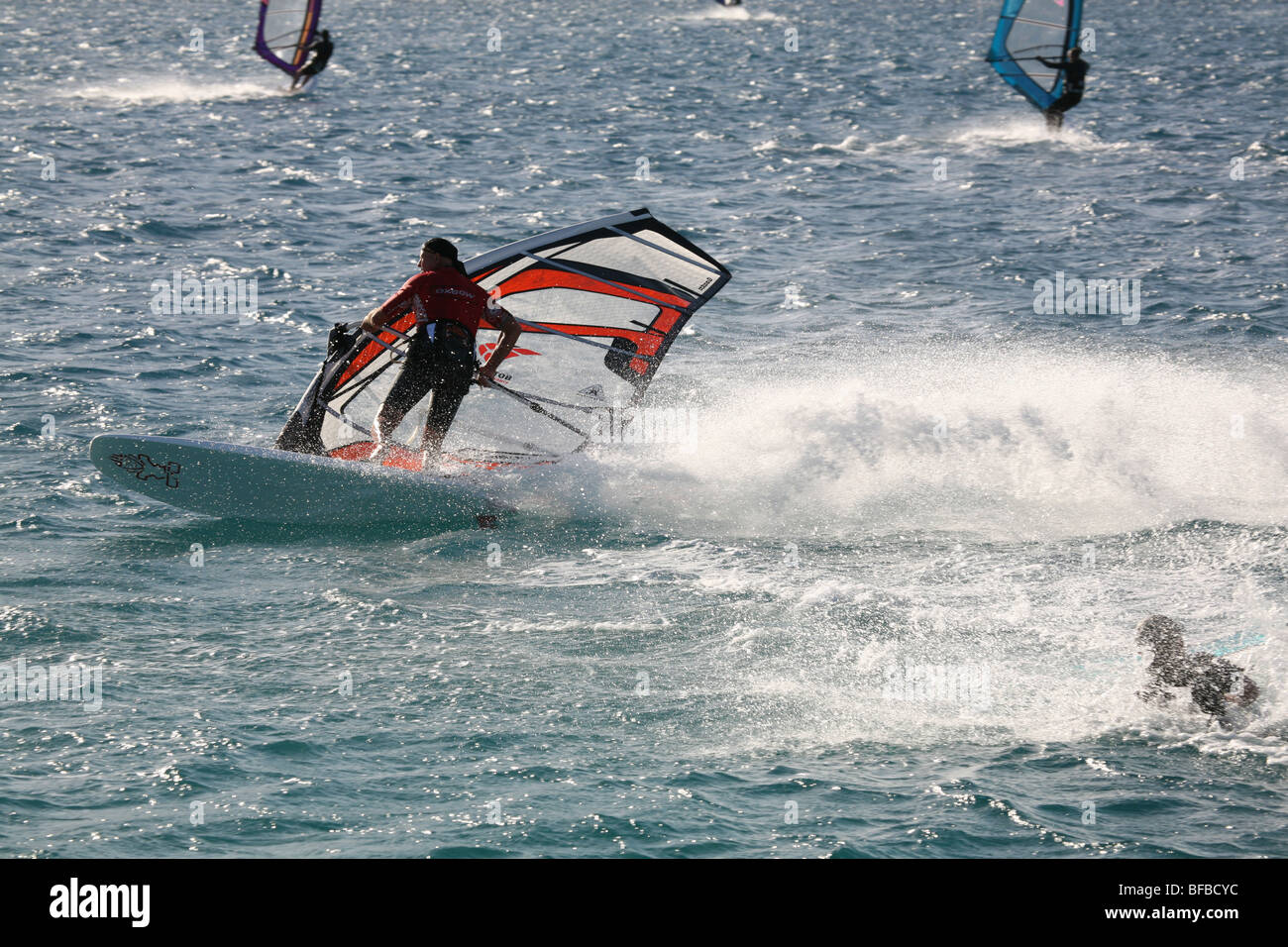 surfing. Egypt, Dahab, Sinai Peninsula Stock Photo - Alamy