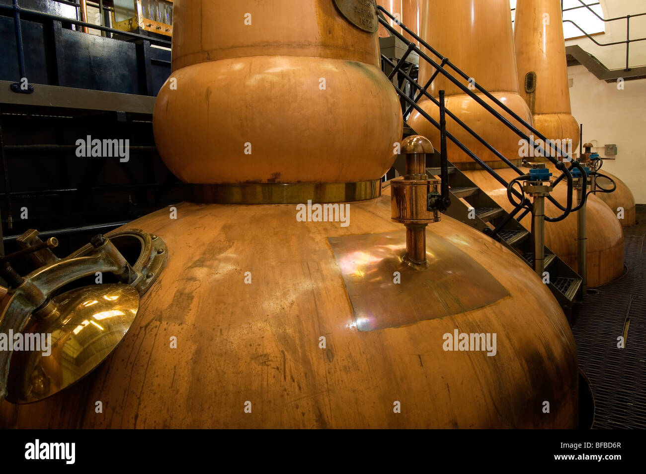 Tobermory Whisky distillery (1798). Isle of Mull. Scotland. UK Stock ...