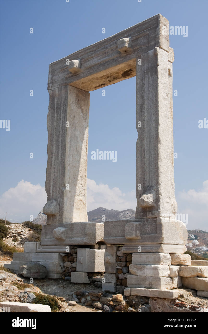 Portara ancient monument naxos hi-res stock photography and images - Alamy