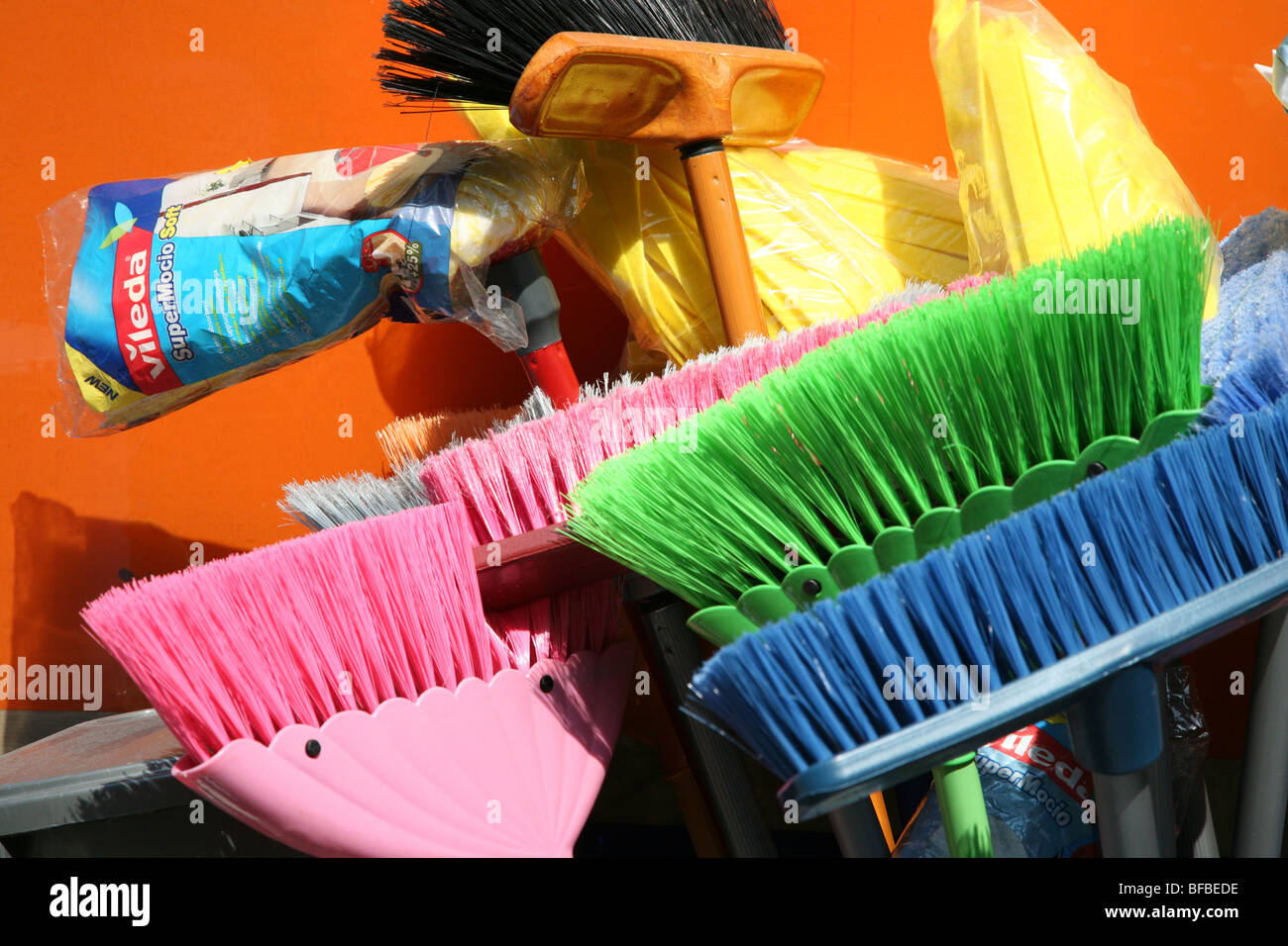 Mops and brooms hi-res stock photography and images - Alamy