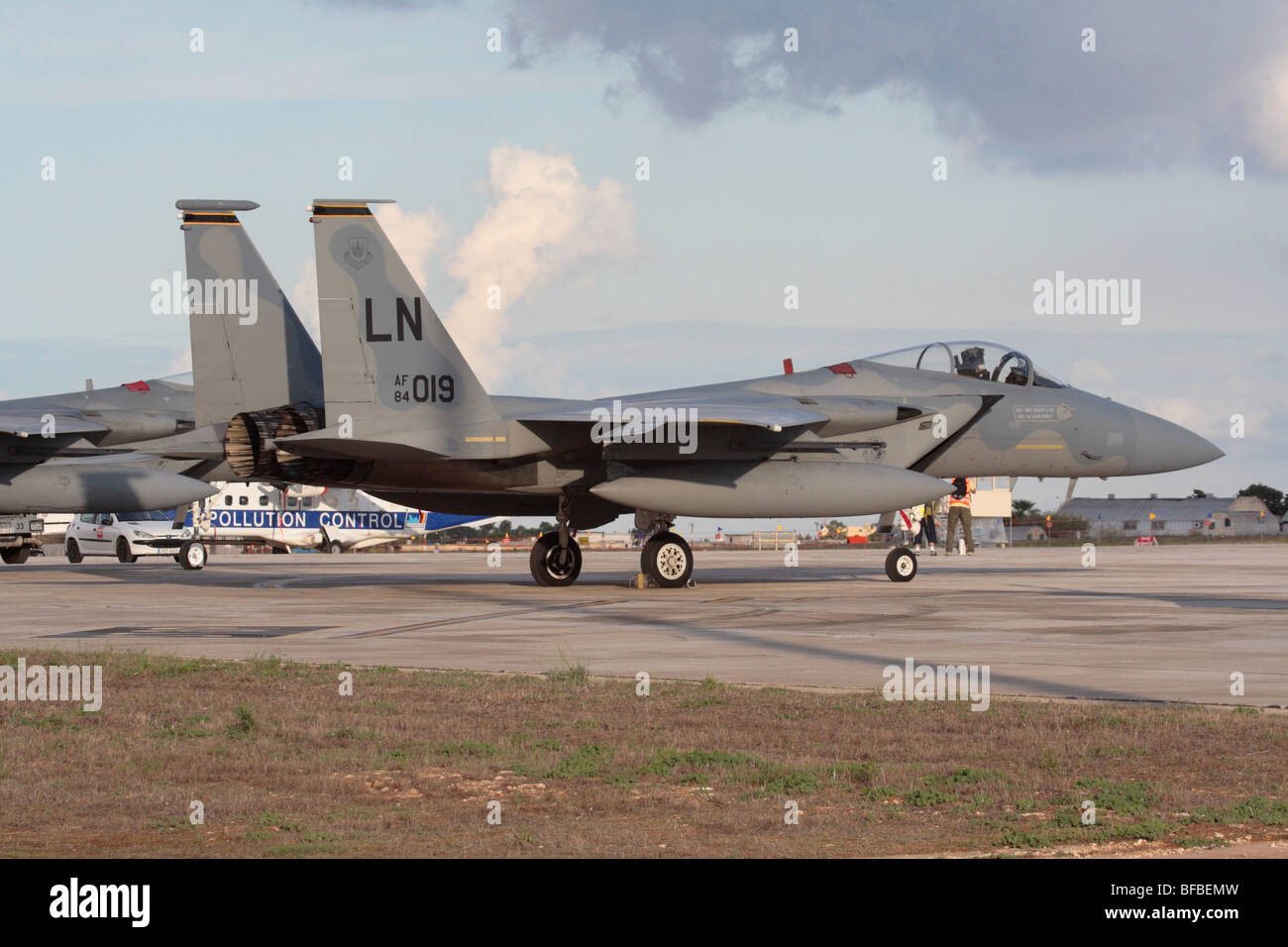 US Air Force F-15C Eagle jet fighter Stock Photo - Alamy