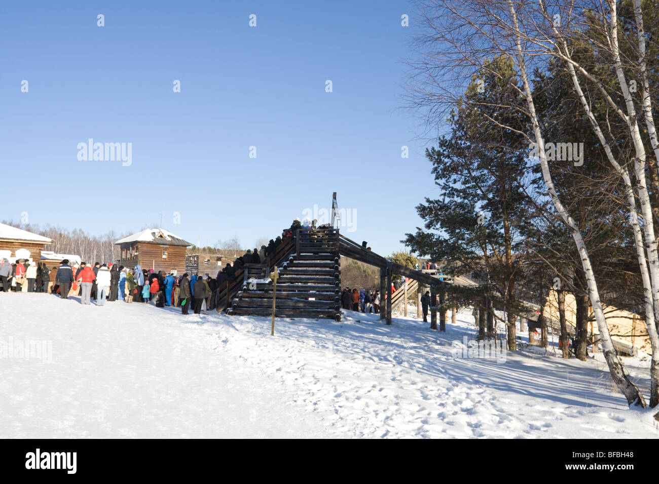 Ice slide russia hi-res stock photography and images - Alamy