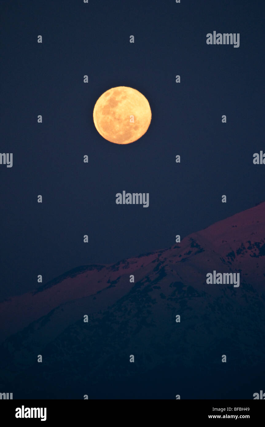 Night nighttime moon moonlight firmament hi-res stock photography and ...