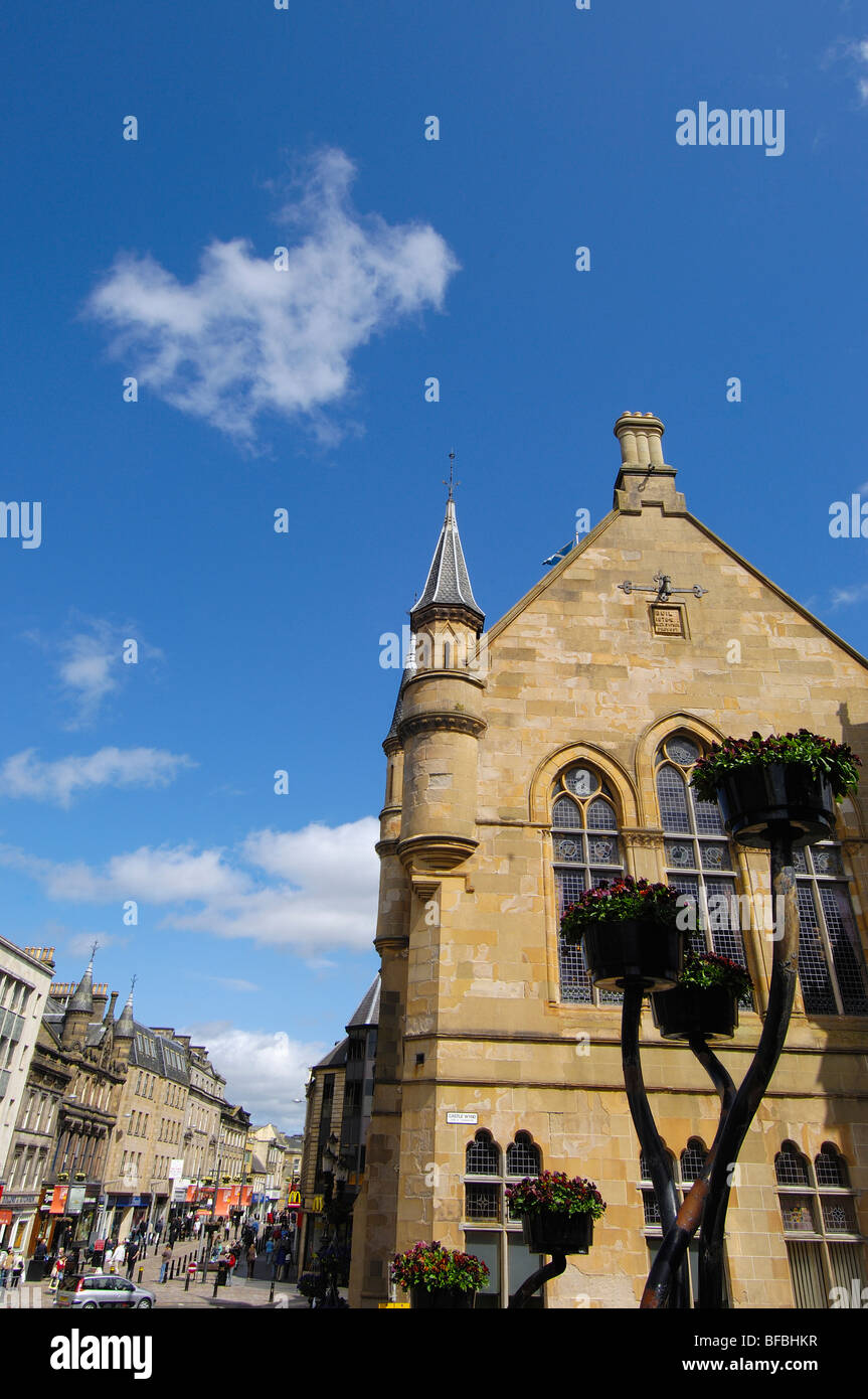 Town House and High Street. Inverness. Highland Region. Scotland. UK ...