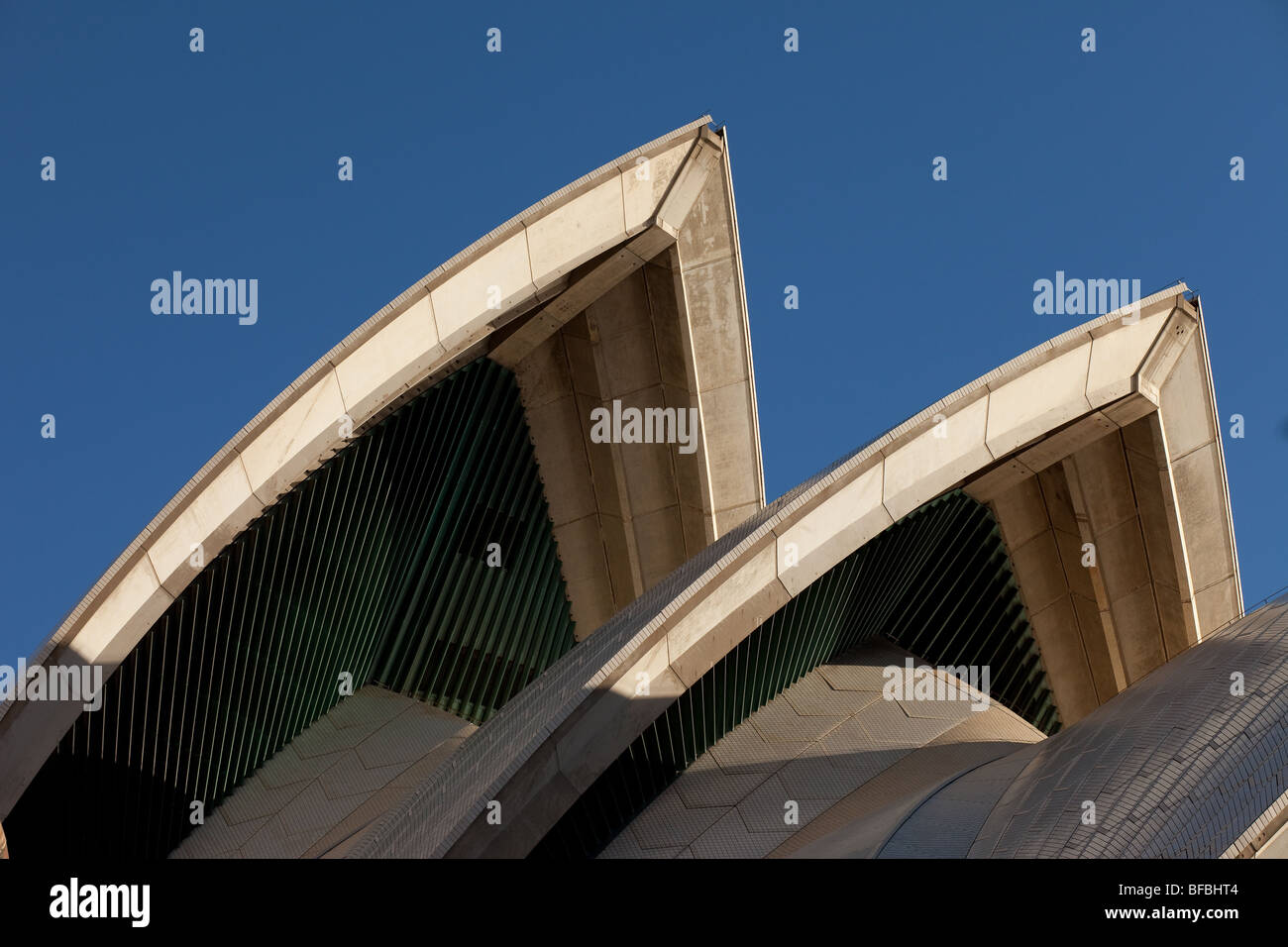 The shells of the Sydney Opera House, one of the world's most famous ...