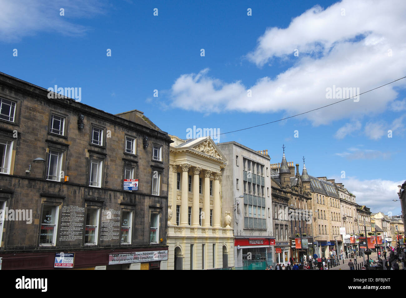 High Street. Inverness. Highland Region. Scotland. UK Stock Photo - Alamy