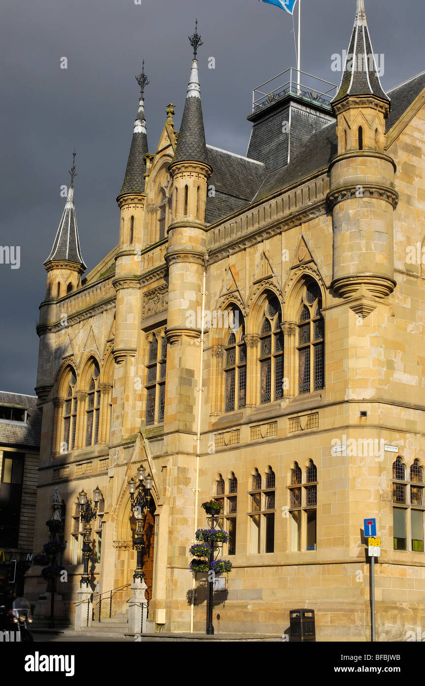 Town House. Inverness. Highland Region. Scotland. UK Stock Photo - Alamy