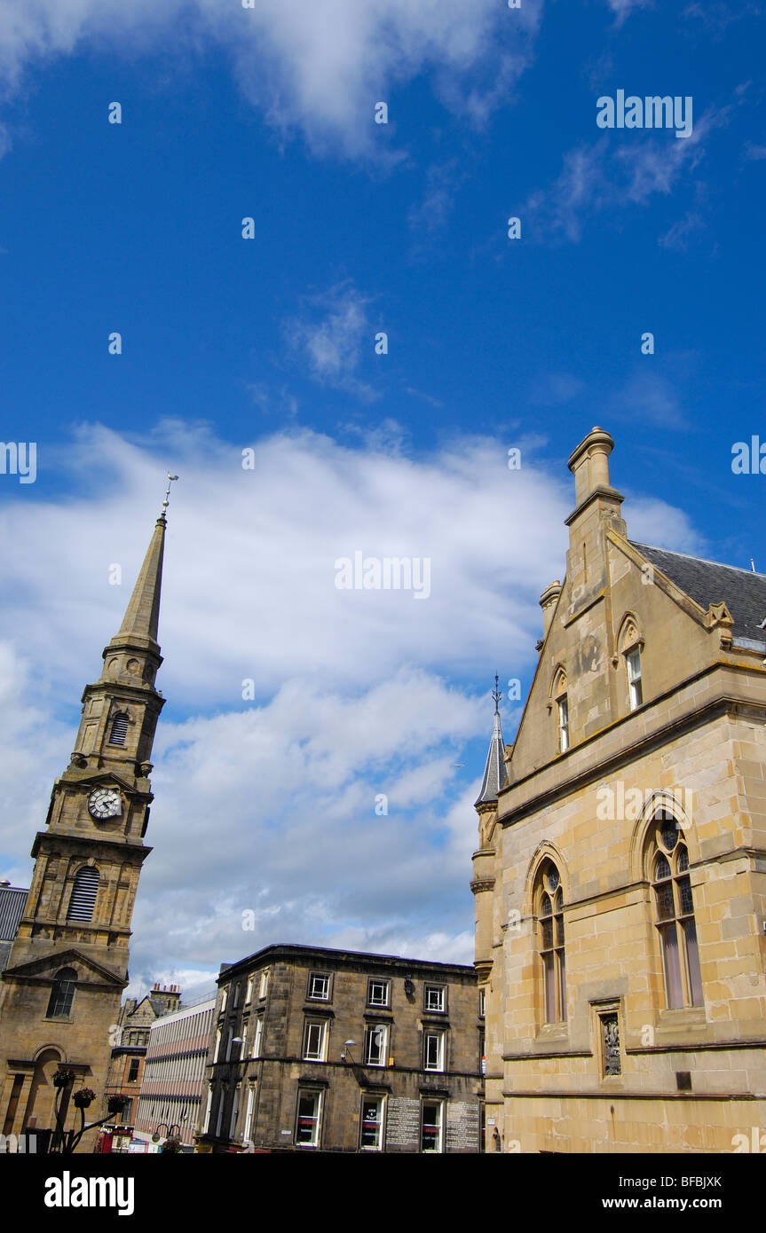Town House and High Street. Inverness. Highland Region. Scotland. UK ...