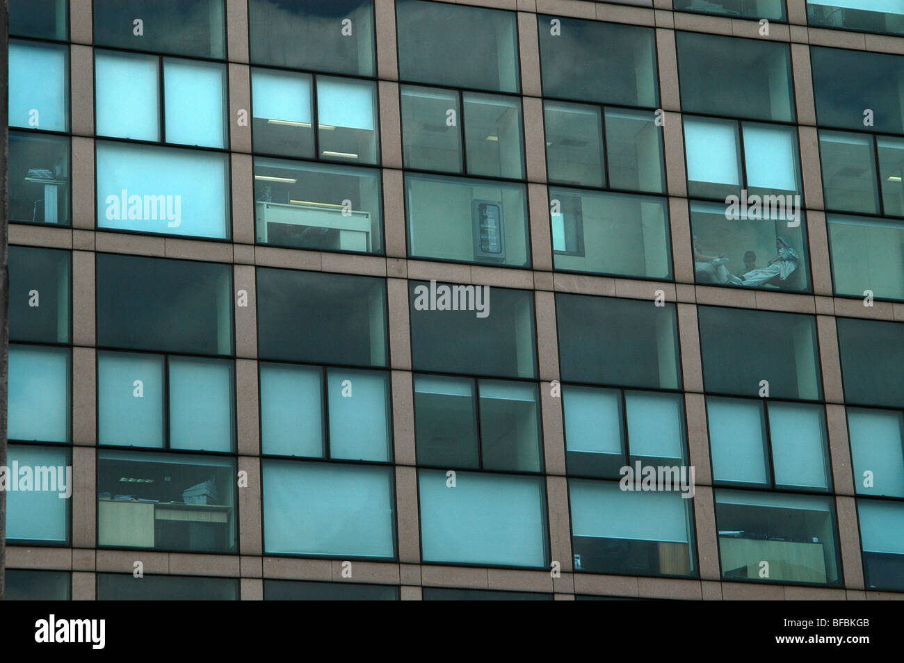 Windows of "Clinical Hospital" the major hospital in Brazil. São Paulo ...