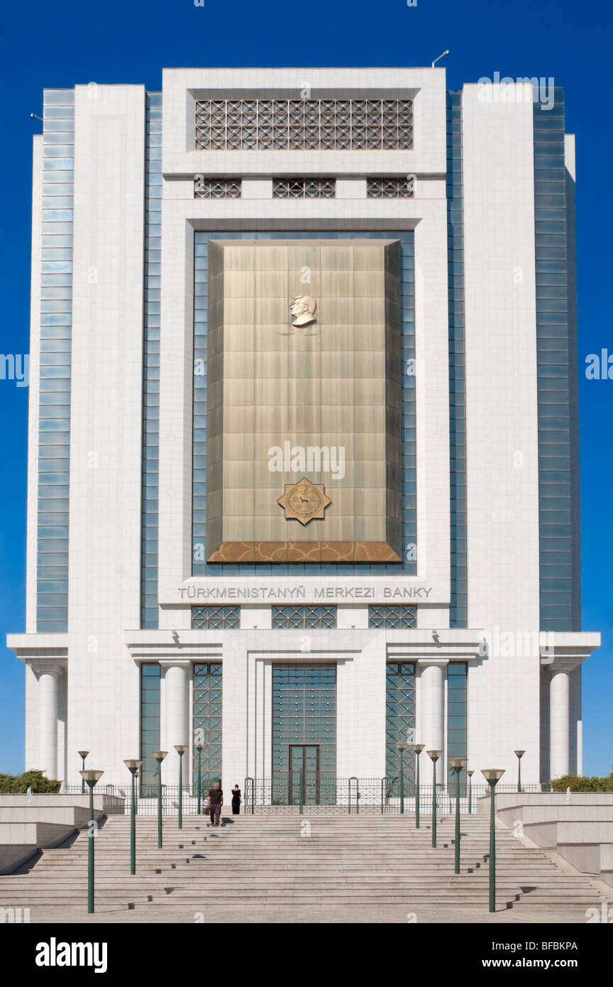 Turkmenistan bank building hi-res stock photography and images - Alamy
