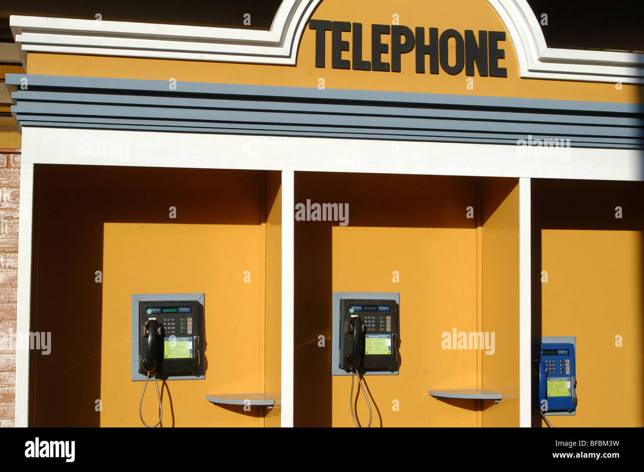 Telephone cabin. São Roque, São Paulo, Brazil. 09/07/2007 Stock Photo ...