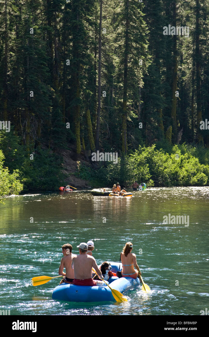 Rafting on a Northern California River Stock Photo - Alamy