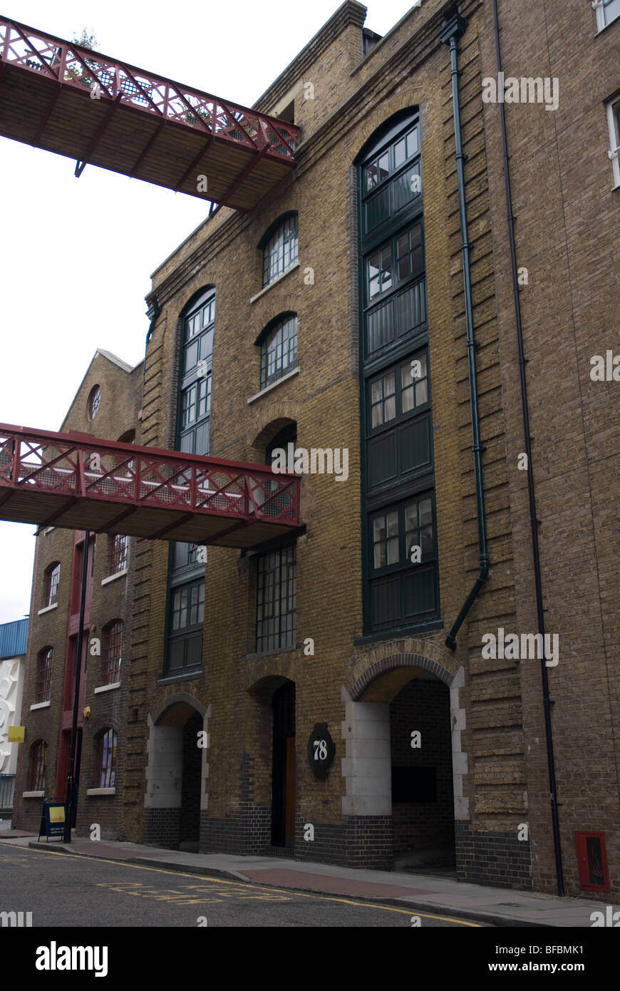 Wharves and warehouses Wapping High Street London E1 UK Stock Photo - Alamy