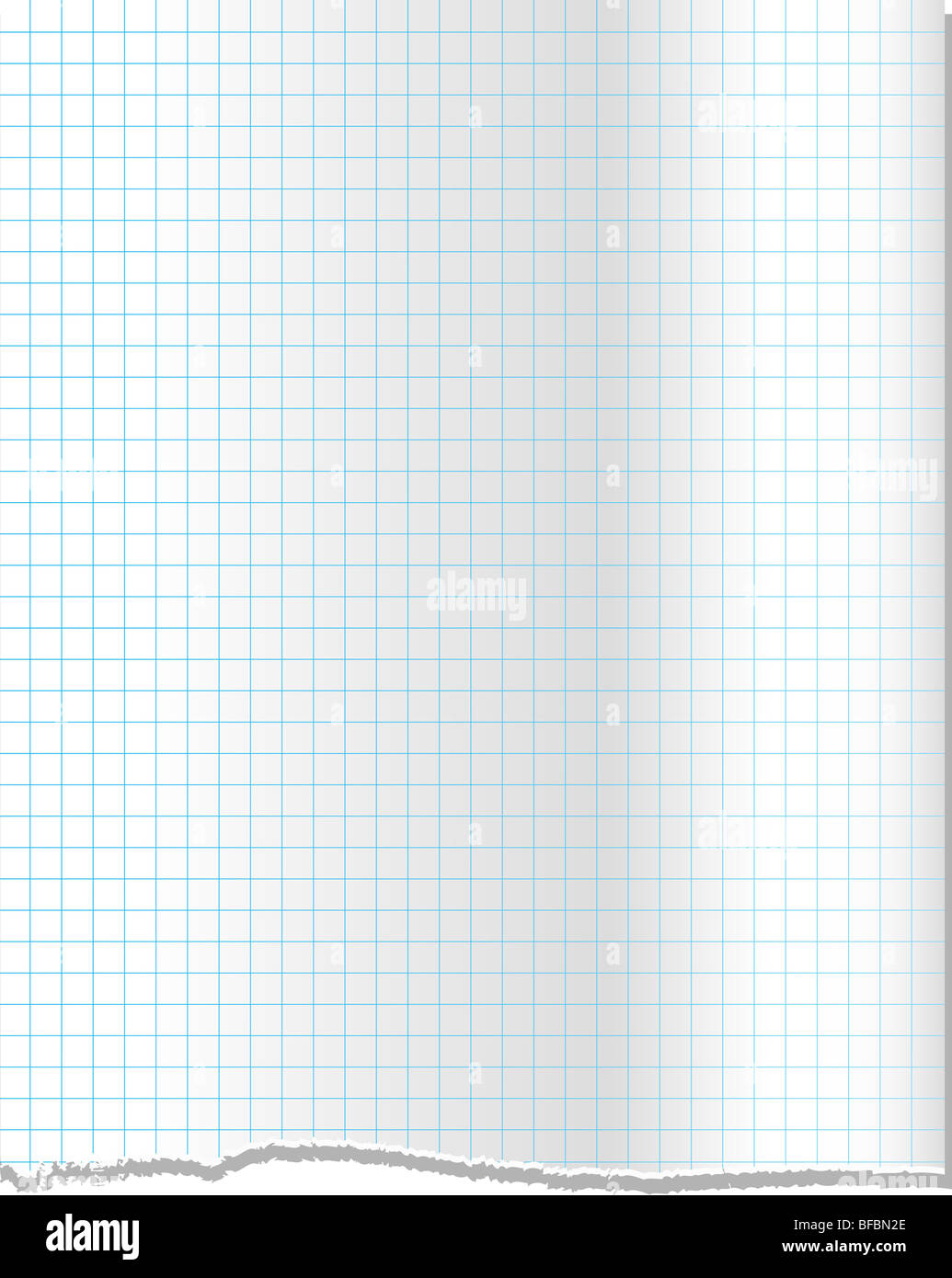 Torn and ripped graph paper background ready for your message Stock Photo - Alamy
