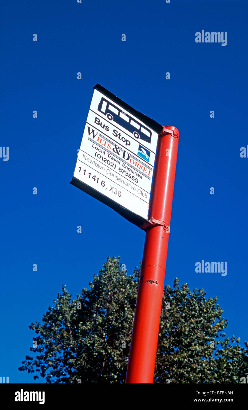 Dorset red sign post hi-res stock photography and images - Alamy