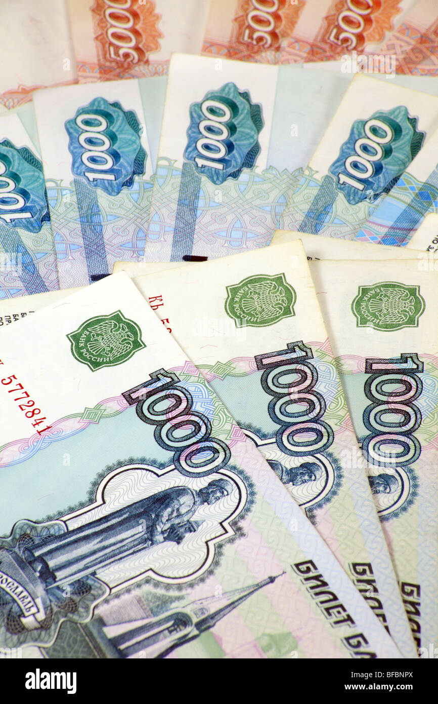 stack of bond 5000 and 1000 Stock Photo - Alamy