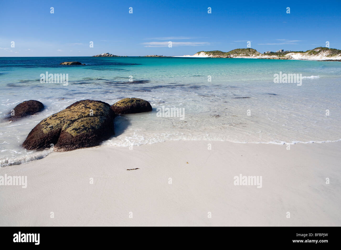 The translucent waters at Stumpys Bay Stock Photo - Alamy