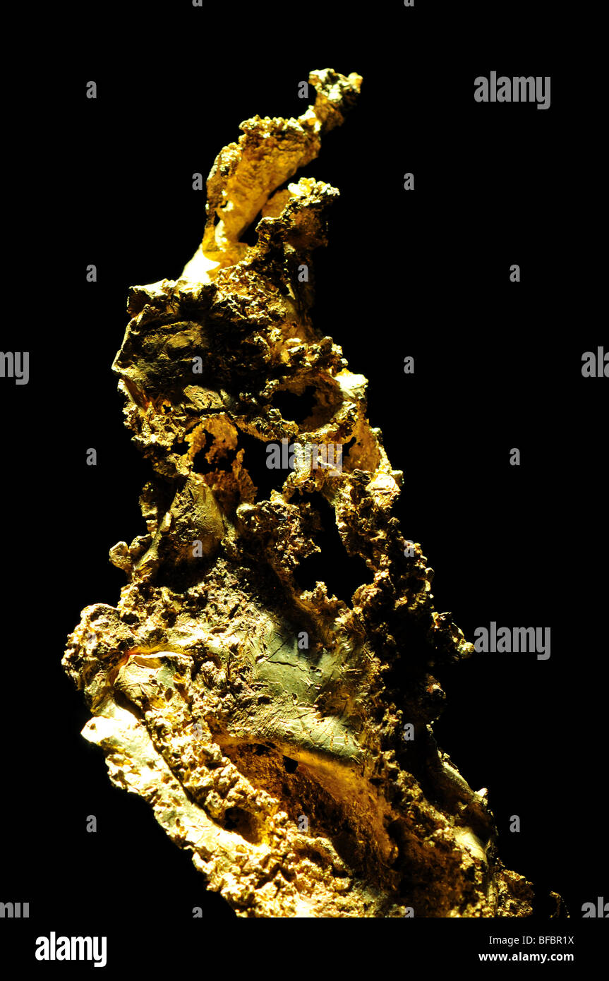 Gold (Au) in its native form Stock Photo - Alamy
