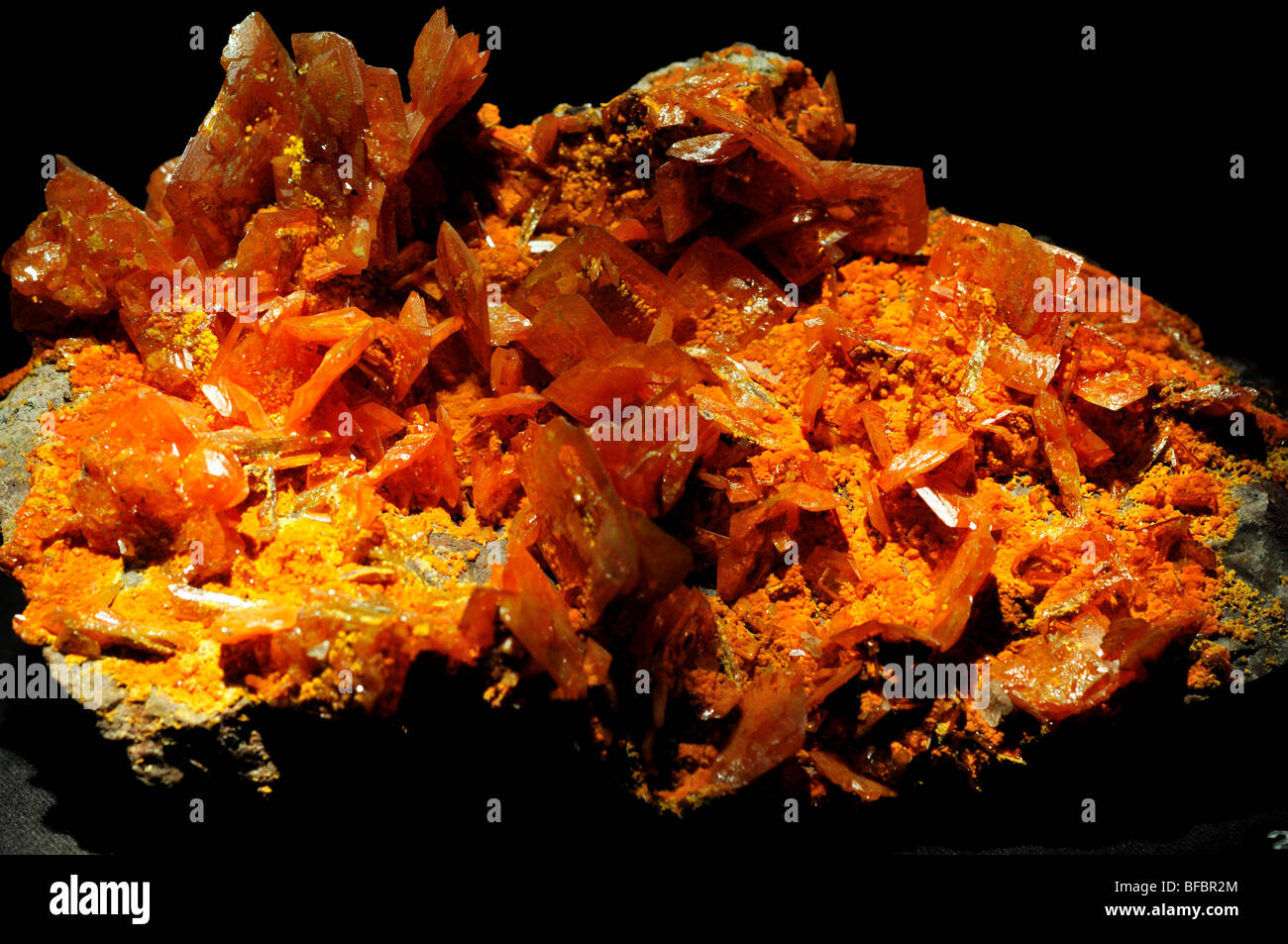 Wulfenite crystal hi-res stock photography and images - Alamy