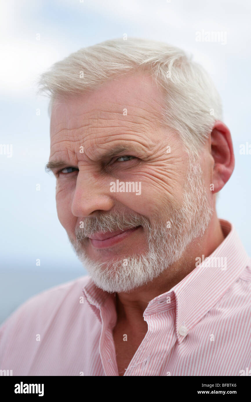 happy senior smiling Stock Photo - Alamy