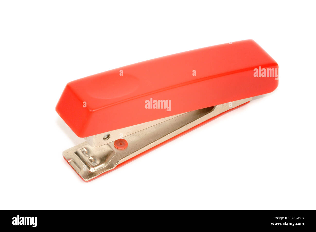 Small Red Stapler Stock Photo - Alamy