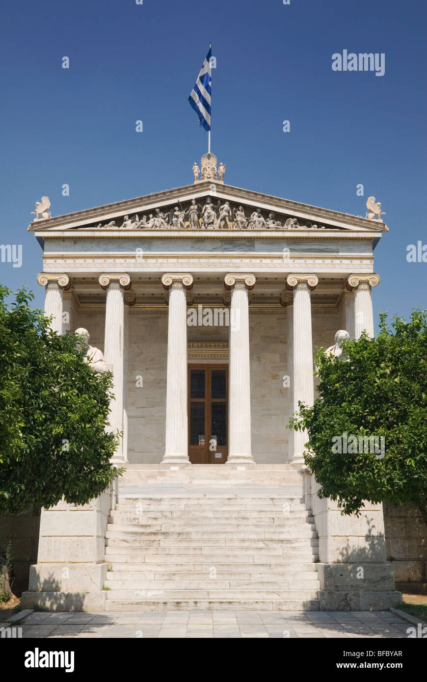 The Academy of Athens part of the Neoclassical Trilogy of Athens ...