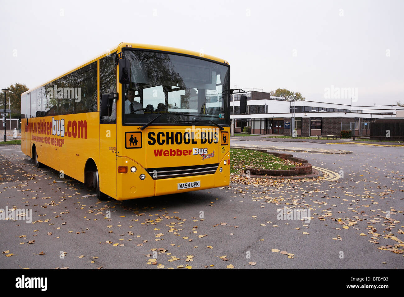Yellow School bus Stock Photo - Alamy