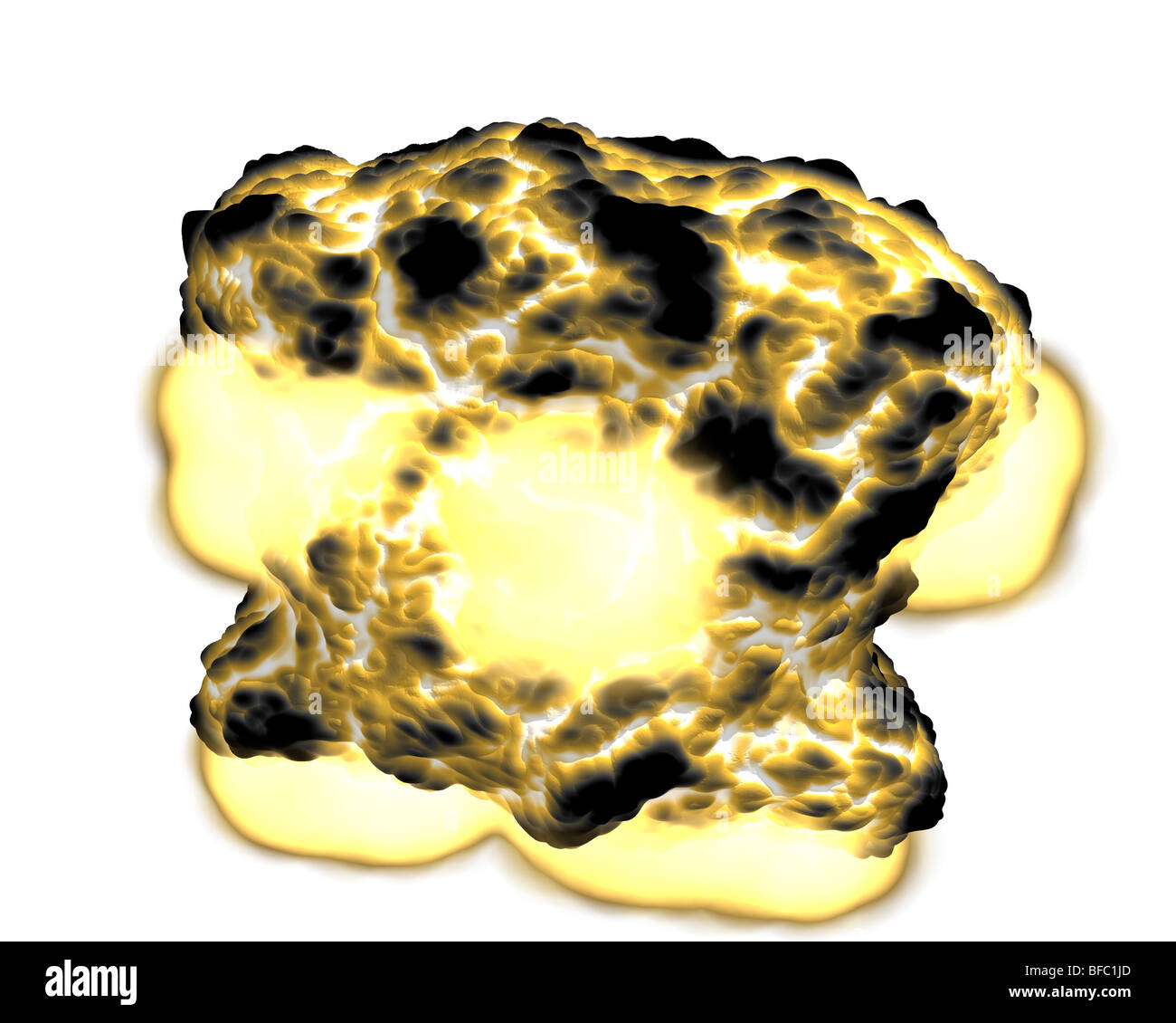 Nuclear explosion 3d Cut Out Stock Images & Pictures - Alamy
