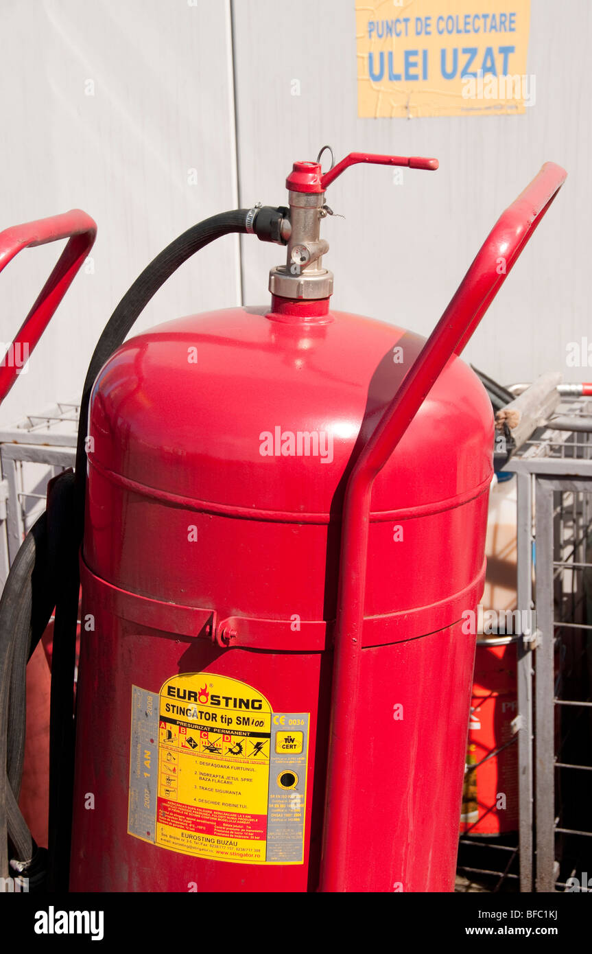 Powder fire extinguisher hi-res stock photography and images - Alamy
