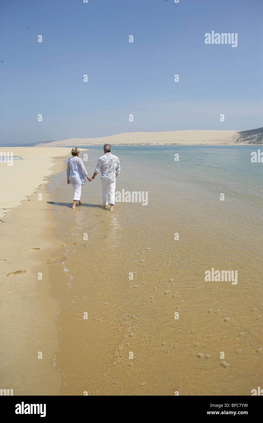 Middle aged companion see hand hi-res stock photography and images - Alamy