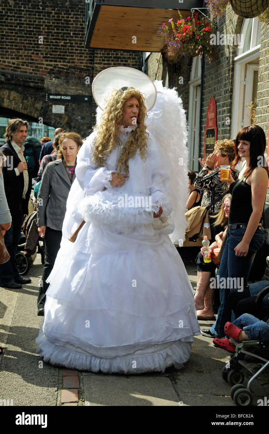 Angel Glide Fairy at the Angel Festival London England UK Stock Photo ...