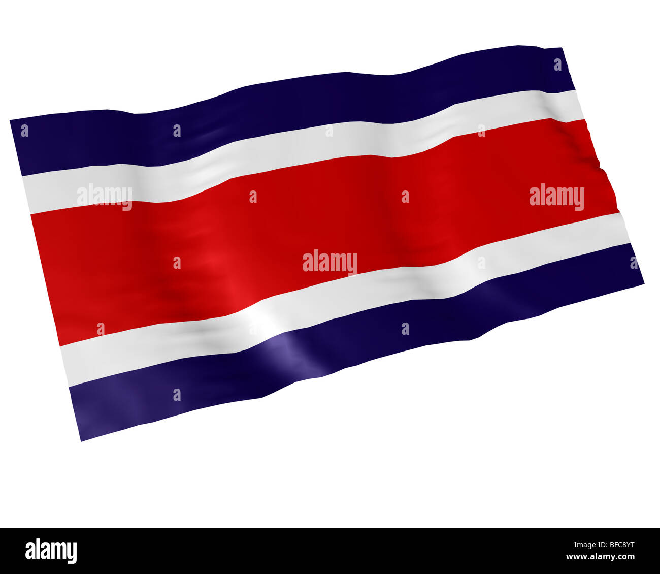Costa rican flags hi-res stock photography and images - Alamy