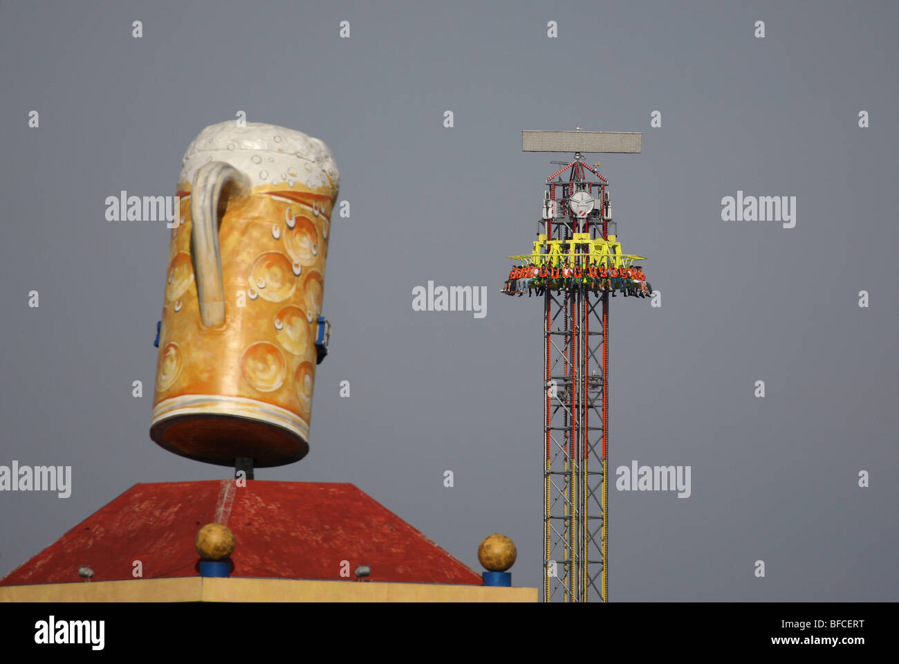 Oktoberfest, Beer Festival, Theresienwiese, Munich, Bavaria, Germany ...
