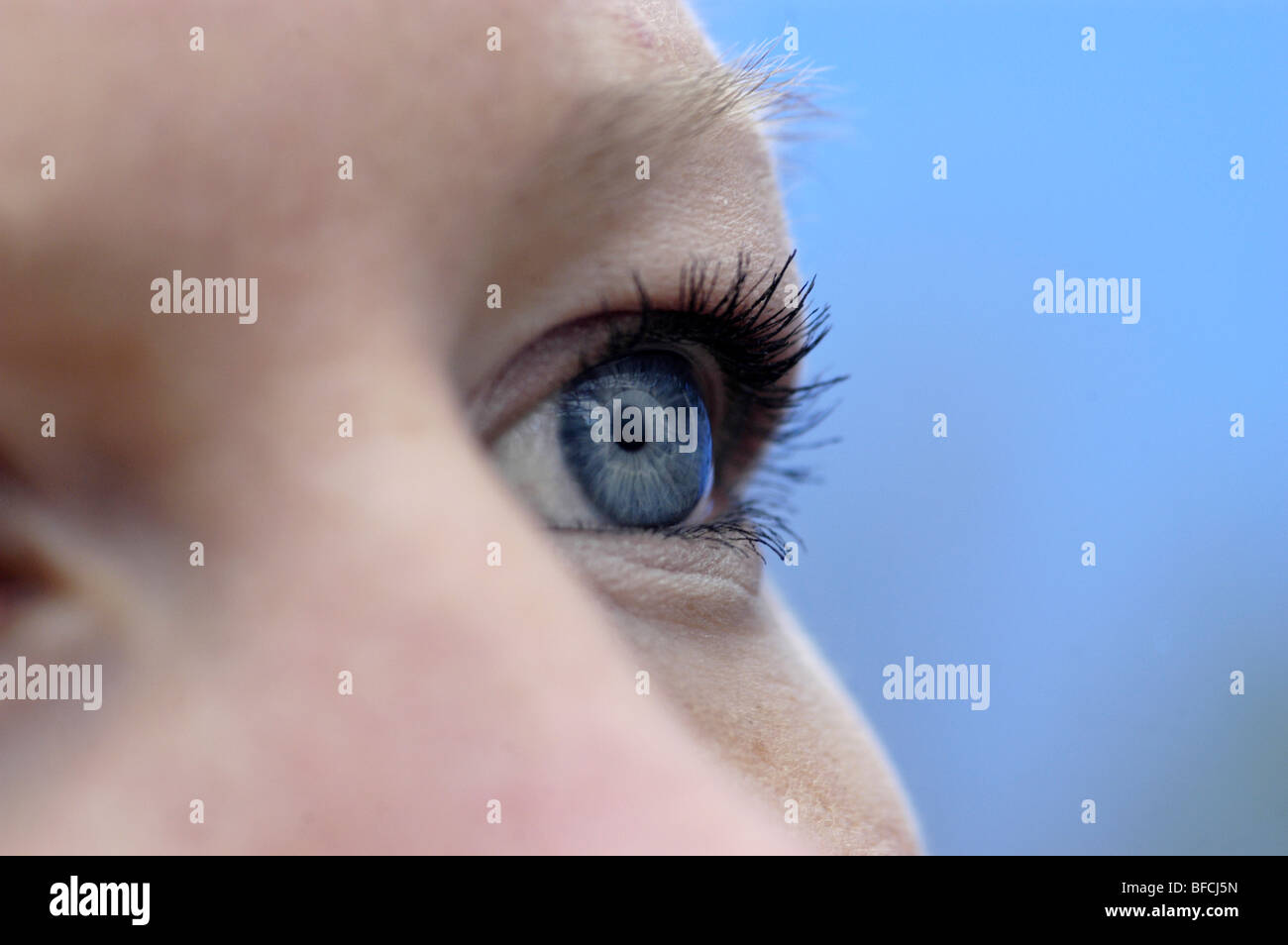 Portrait eye organ look hi-res stock photography and images - Alamy
