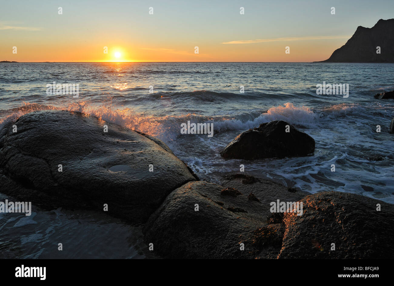 Lofoten sun hi-res stock photography and images - Alamy