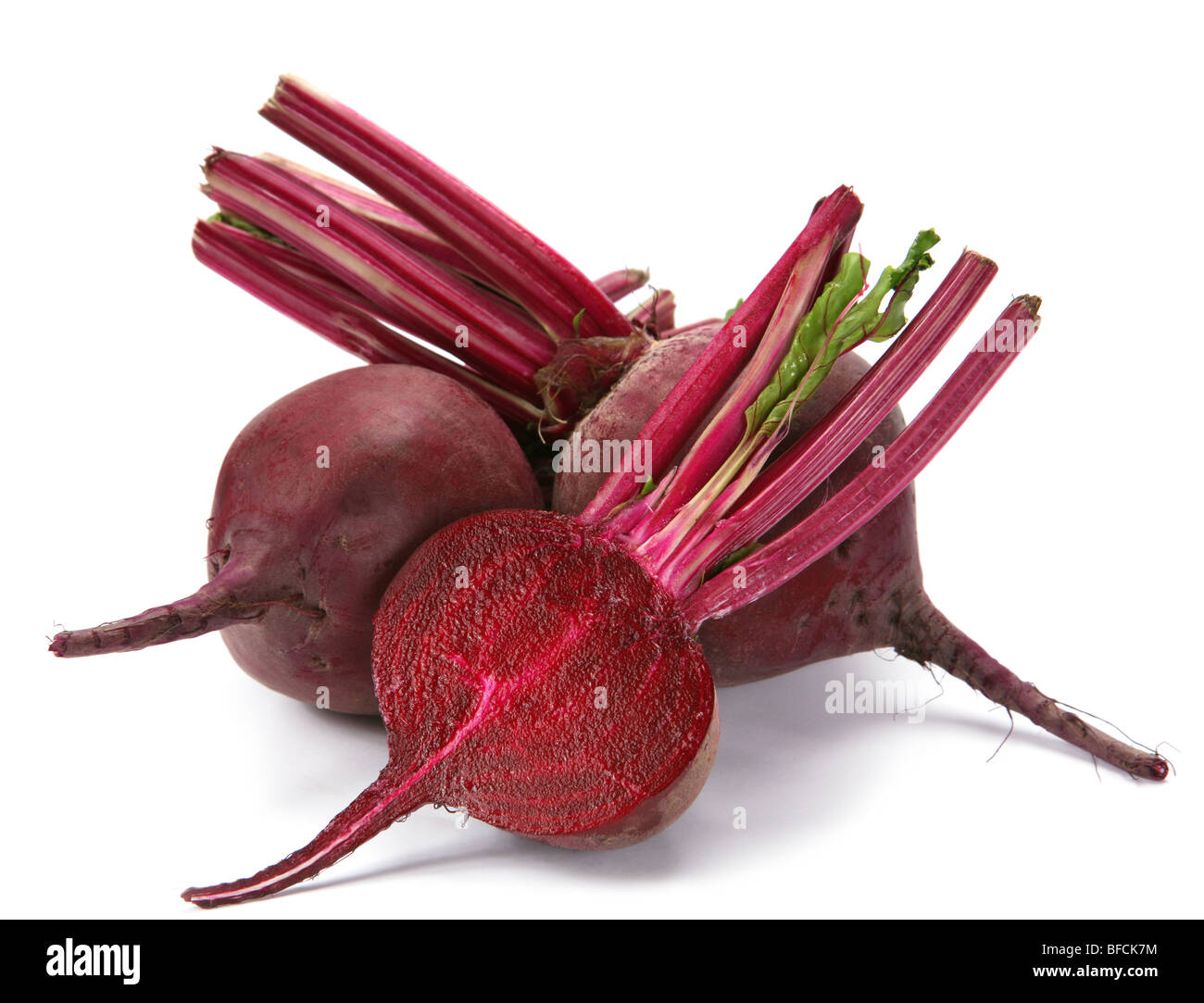 Beet purple vegetable with shadow on white background Stock Photo - Alamy