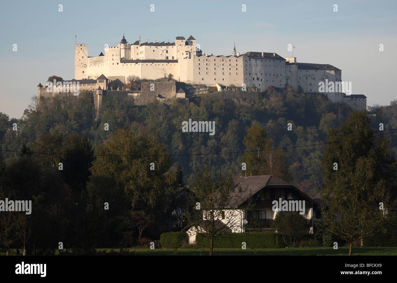 Fortress Hohensalzburg in Salzburg,Austria Stock Photo - Alamy
