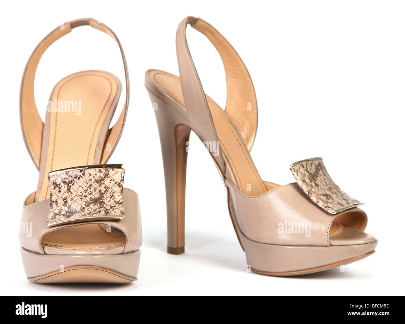 Shoes leather detail Cut Out Stock Images & Pictures - Alamy
